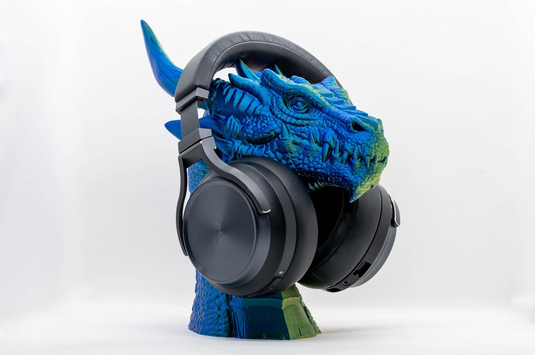 Dragon Headset Stand | Gamer Headphones Holder | 3D Print - Etsy