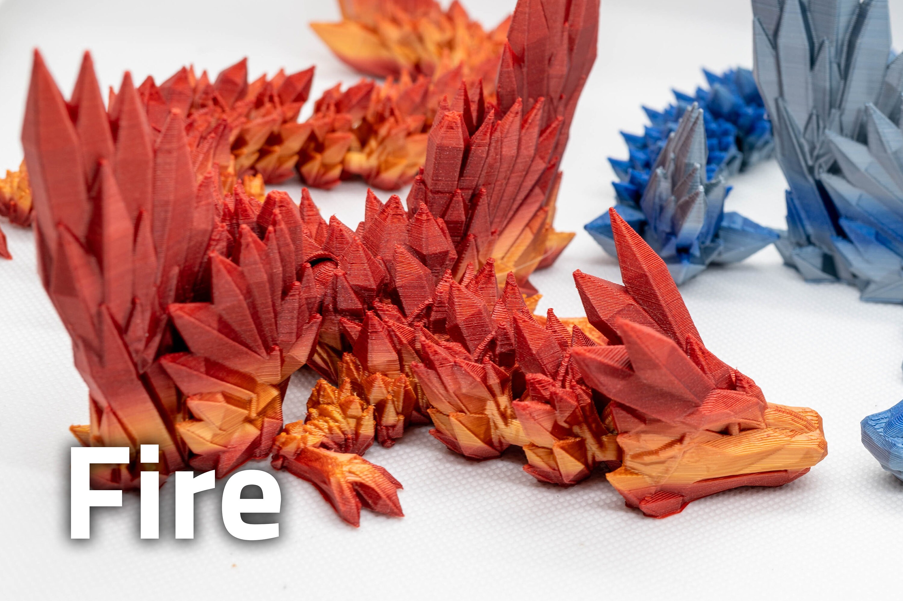 Crystalwing Dragon Wings of Fire Fully Articulated 3D - Etsy Australia