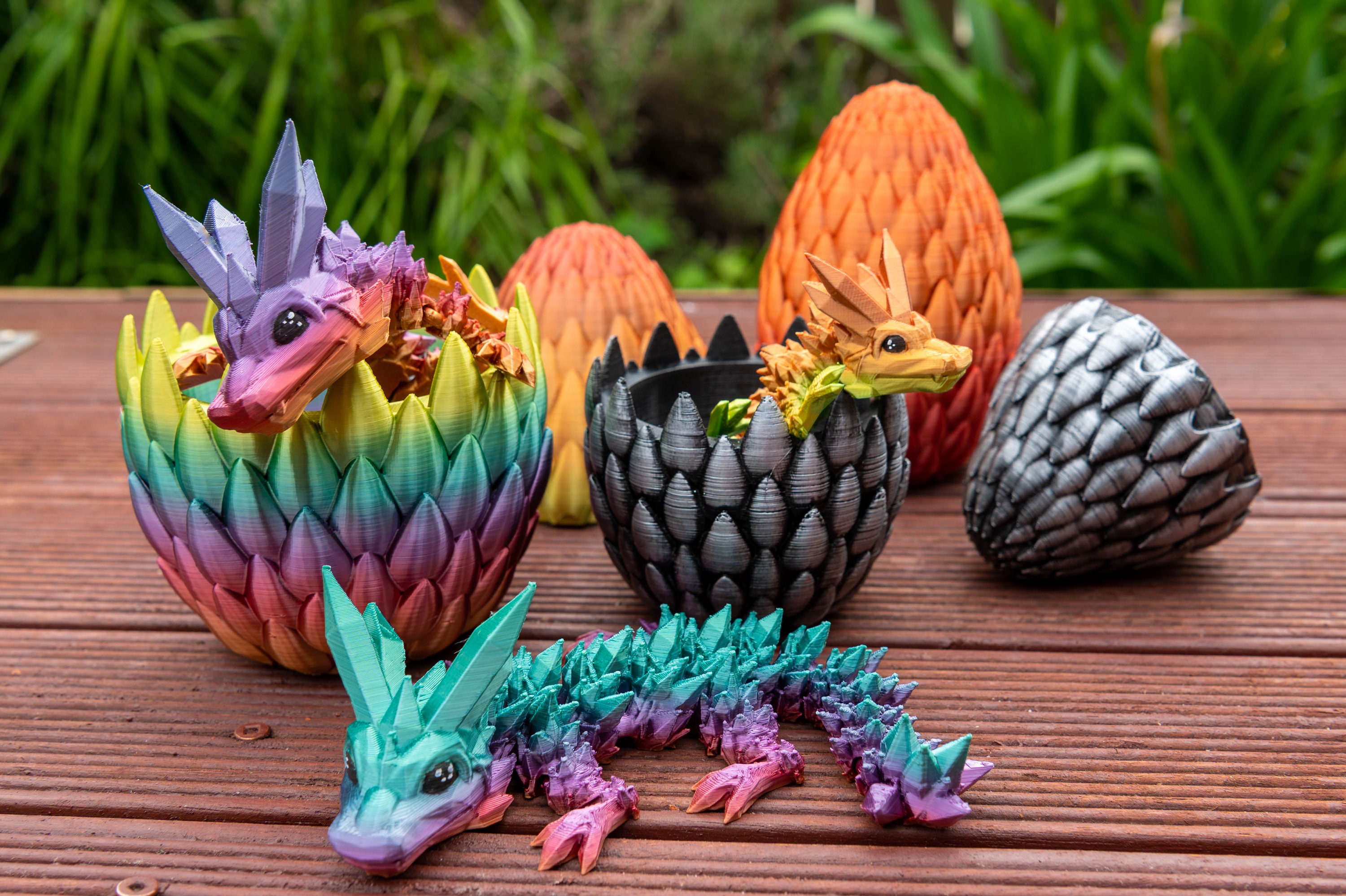 Baby Crystal Dragon Fully Articulated 3D Printed - Etsy Australia