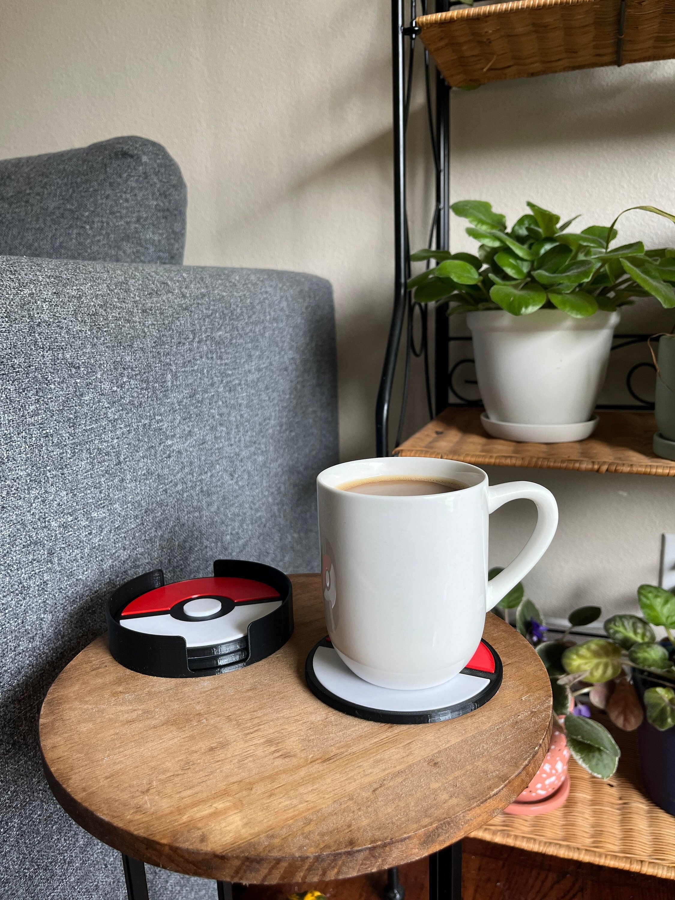 Pokeball Coaster Set - 3D Printed Collection - Etsy