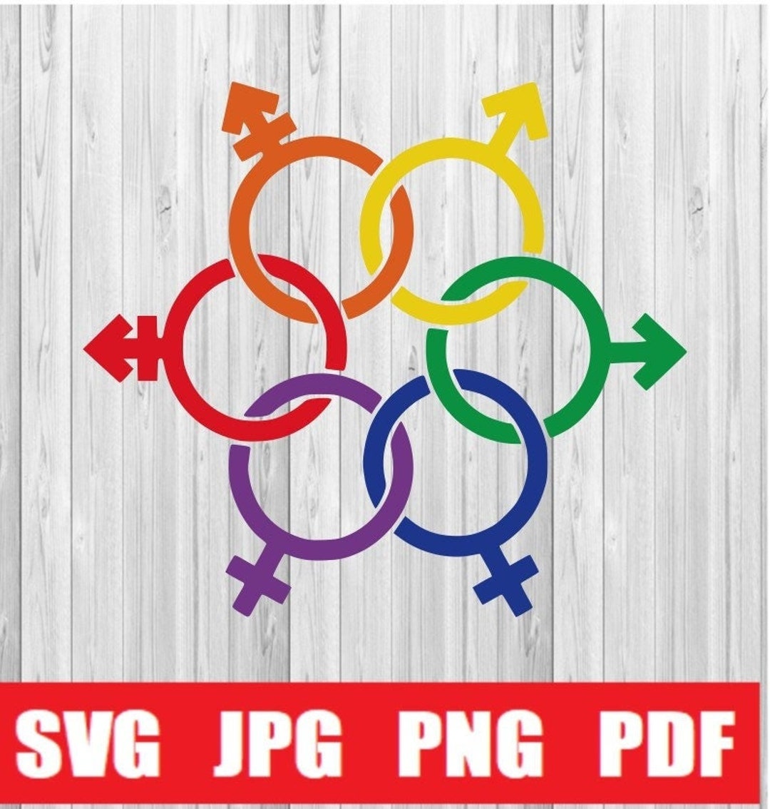 LGBTQ SVG file Cricut file Silhouette file - Etsy Portugal