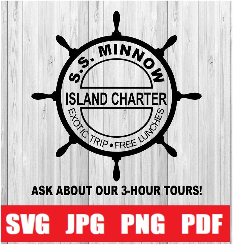 SS Minnow SVG File, Cricut File, Silhouette File - Etsy New Zealand