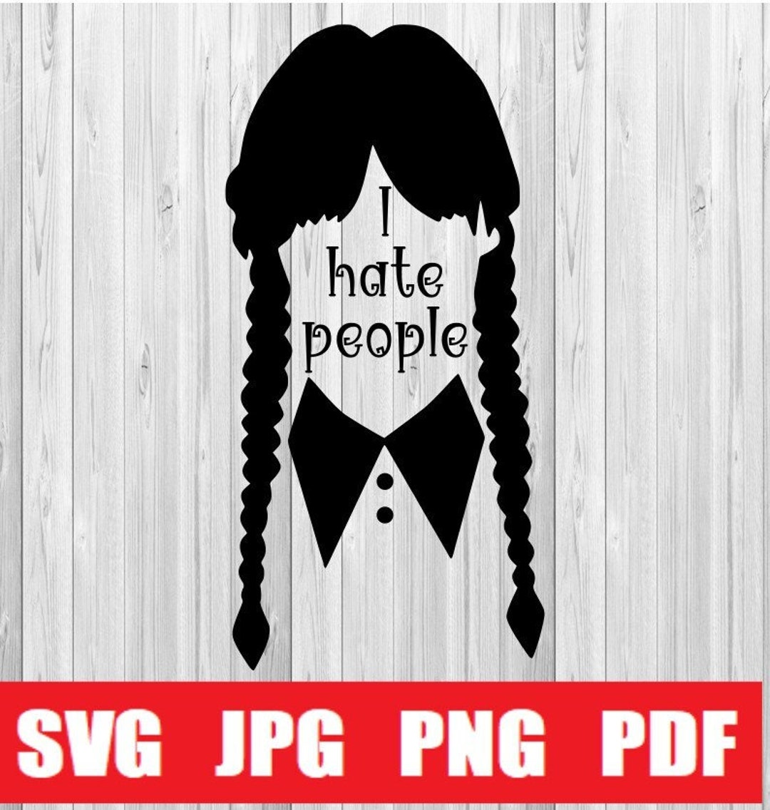 I Hate People SVG File, Cricut File, Silhouette File - Etsy Australia