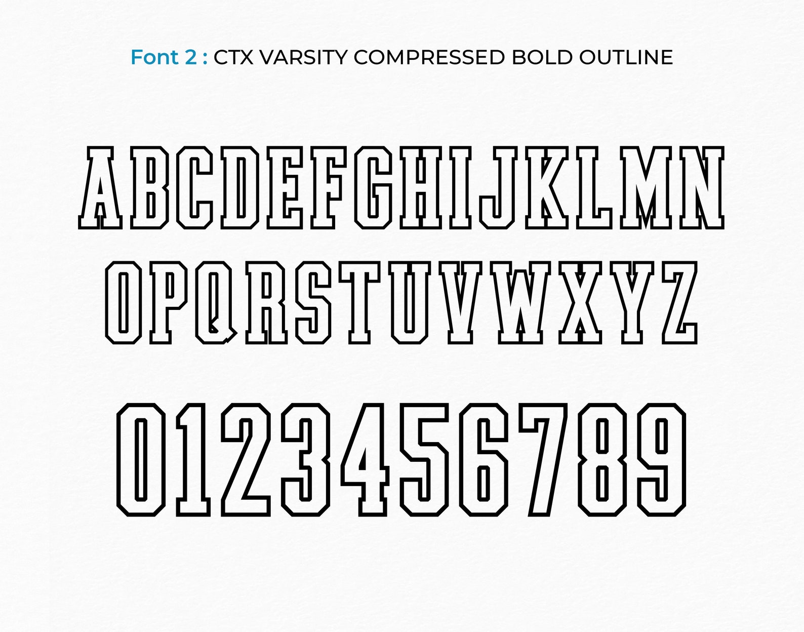 Varsity Font SVG TTF Compressed Bold, College Font Svg Sports Font Svg ...