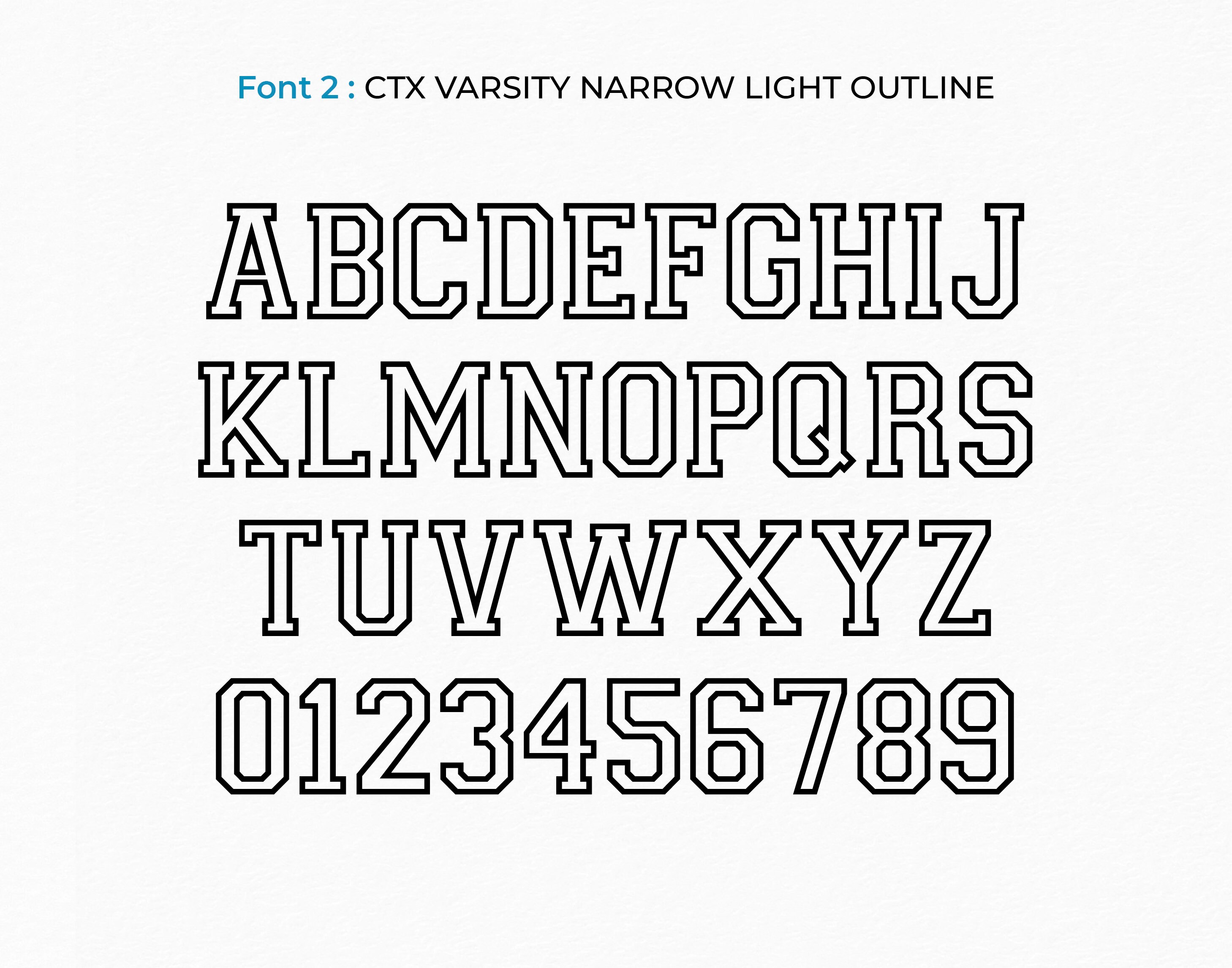 Varsity Narrow Light Font SVG, TTF, College Sports (digital Download ...