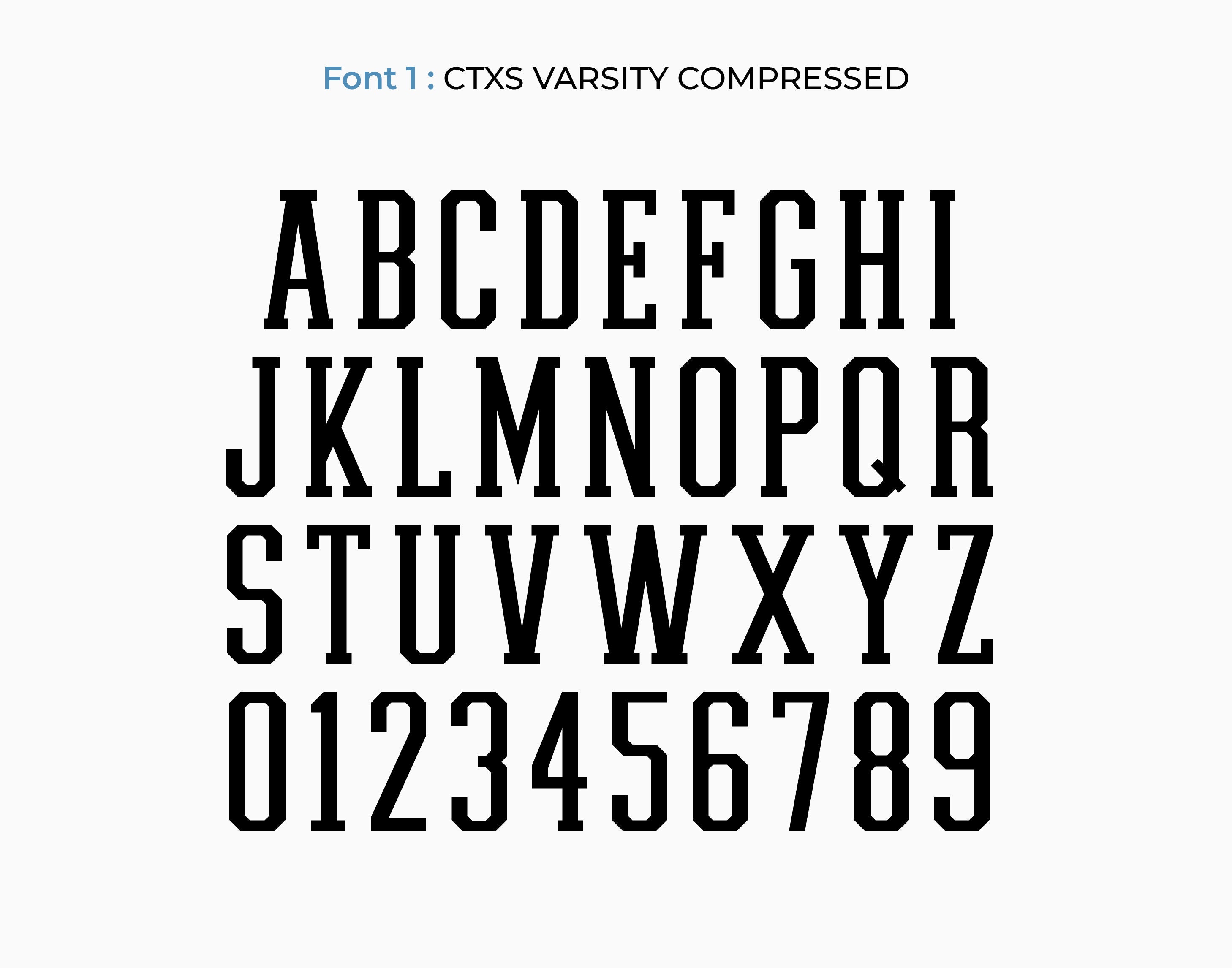 Varsity Fonts Compressed TTF SVG College Fonts for Cricut Block Font ...
