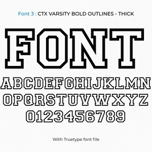 Varsity Font SVG PNG TTF, College Font Svg, Sport Font, School Font ...
