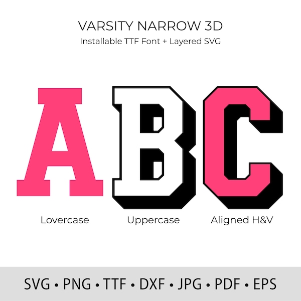 Cricut Shadow Text - Etsy