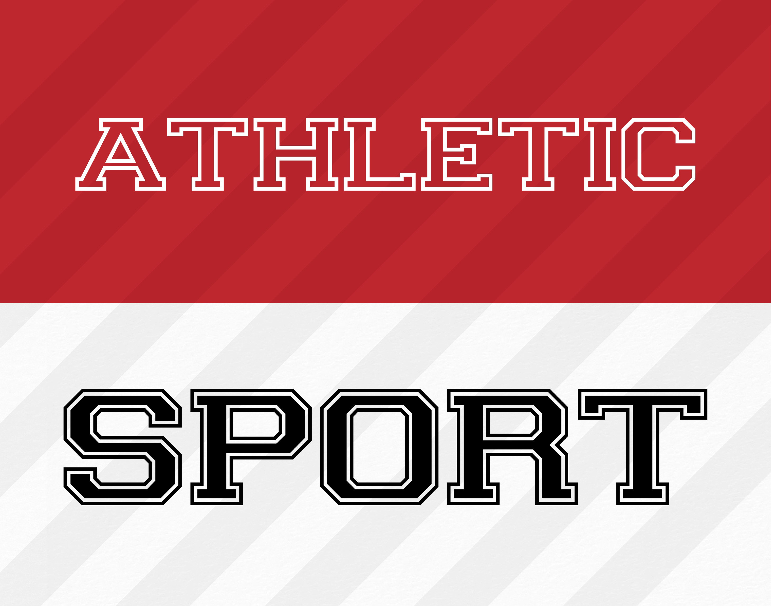 Varsity Font SVG TTF Wide Light, College Font Svg Sports Font Svg ...