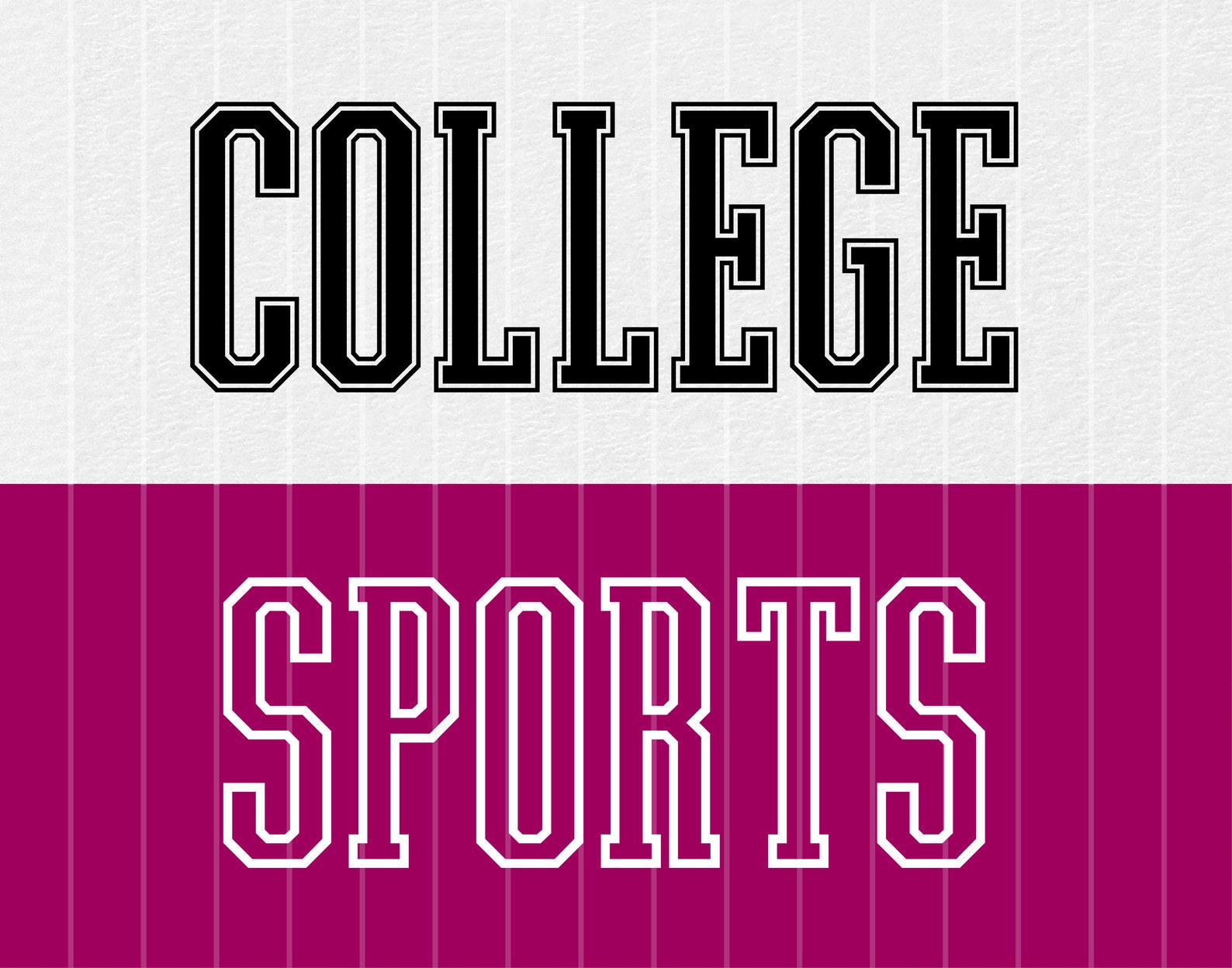 Varsity Fonts Tall TTF SVG College Fonts, Sports Font Svg, School Font ...