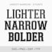 Varsity Narrow Fonts TTF SVG: College Sport Fonts for Cricut (digital ...