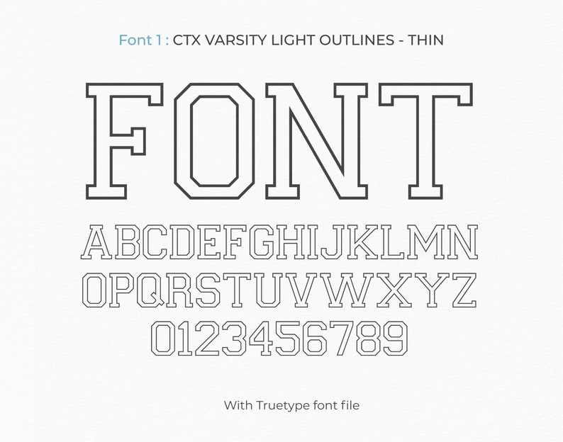 Varsity Font SVG PNG TTF, College Font Svg, Sport Font, School Font ...