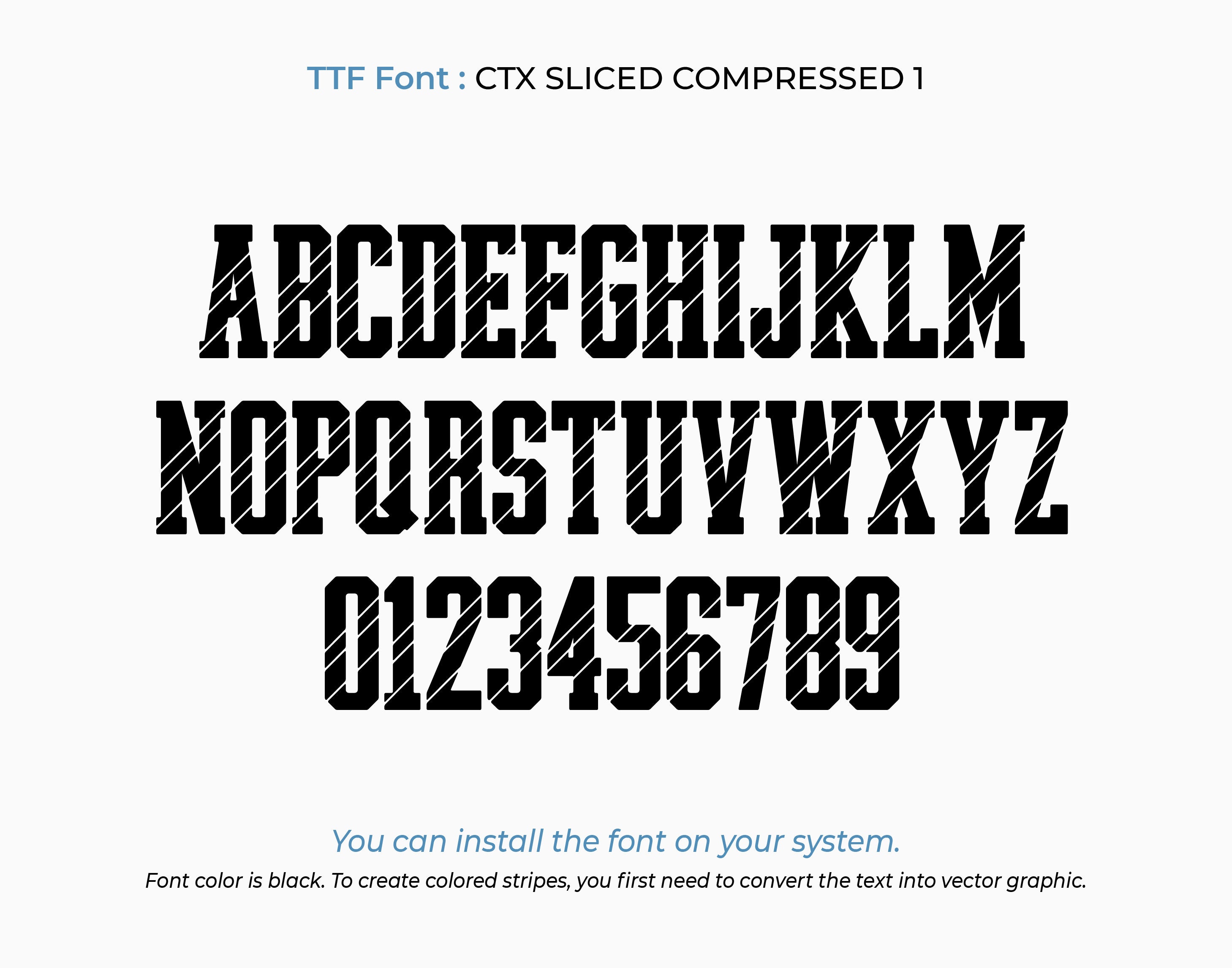 Sliced Font TTF SVG DXF Stripe Font Sports Font for Cricut Font Svg ...