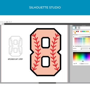 Baseball Font Stitched Baseball Svg Letters With Stitch SVG DXF ...