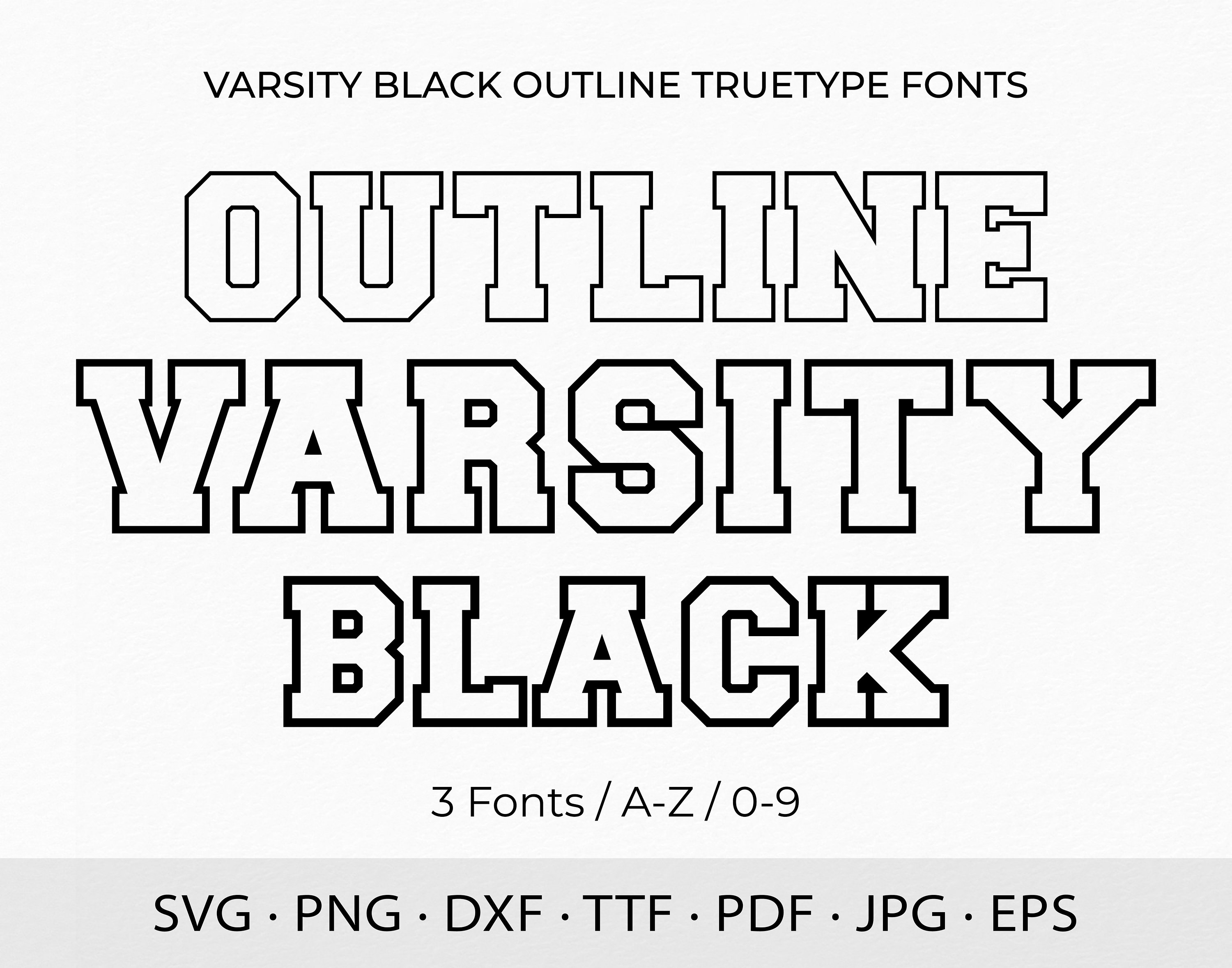Varsity Font SVG PNG TTF College Font Svg Sport Font School - Etsy UK