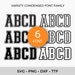 Varsity Font SVG TTF Condensed Fonts Bundle, College Font Svg Sports ...