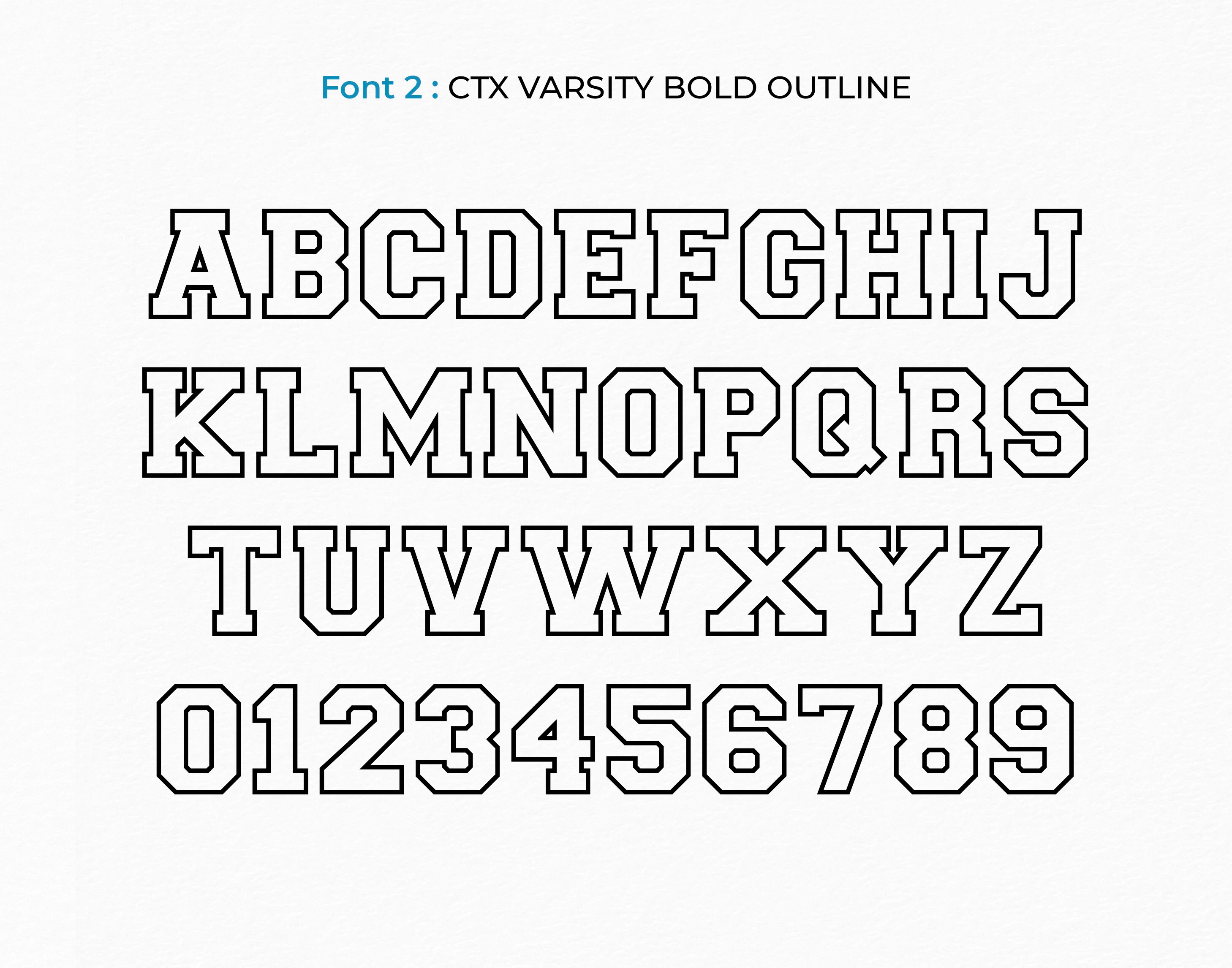 Varsity Font SVG TTF Bold, College Font Svg Sports Font Svg School Font ...