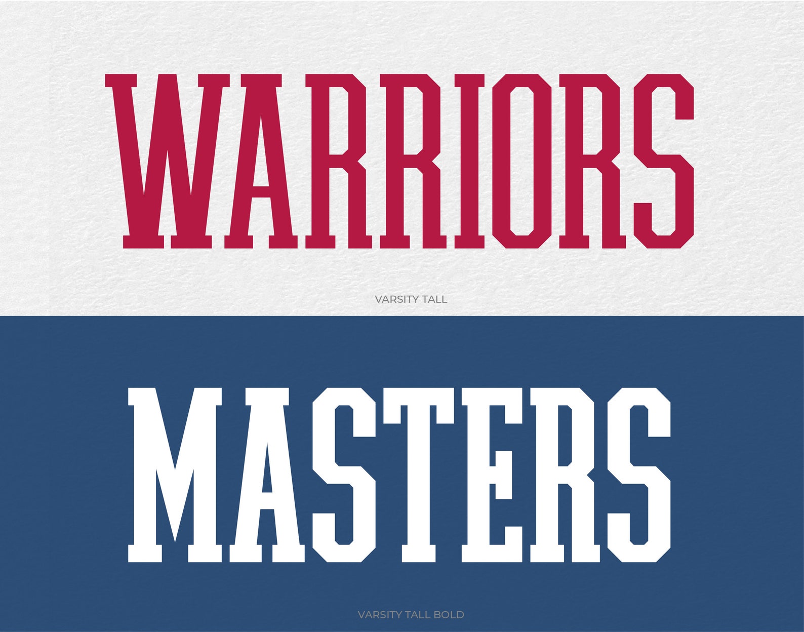 Varsity Fonts Tall TTF SVG College Fonts for Cricut Block Font, Sports ...