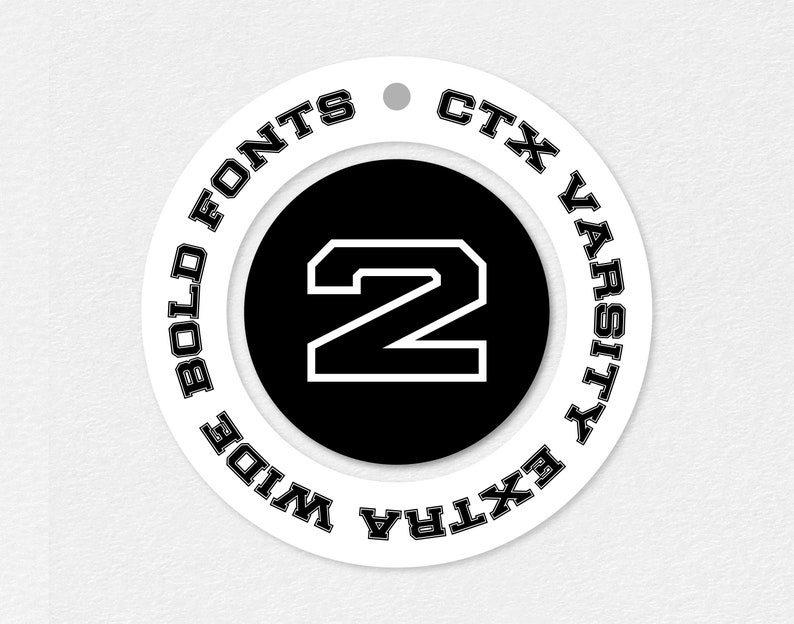 Varsity Font SVG TTF Extra Wide Bold College Font Svg Sports - Etsy UK