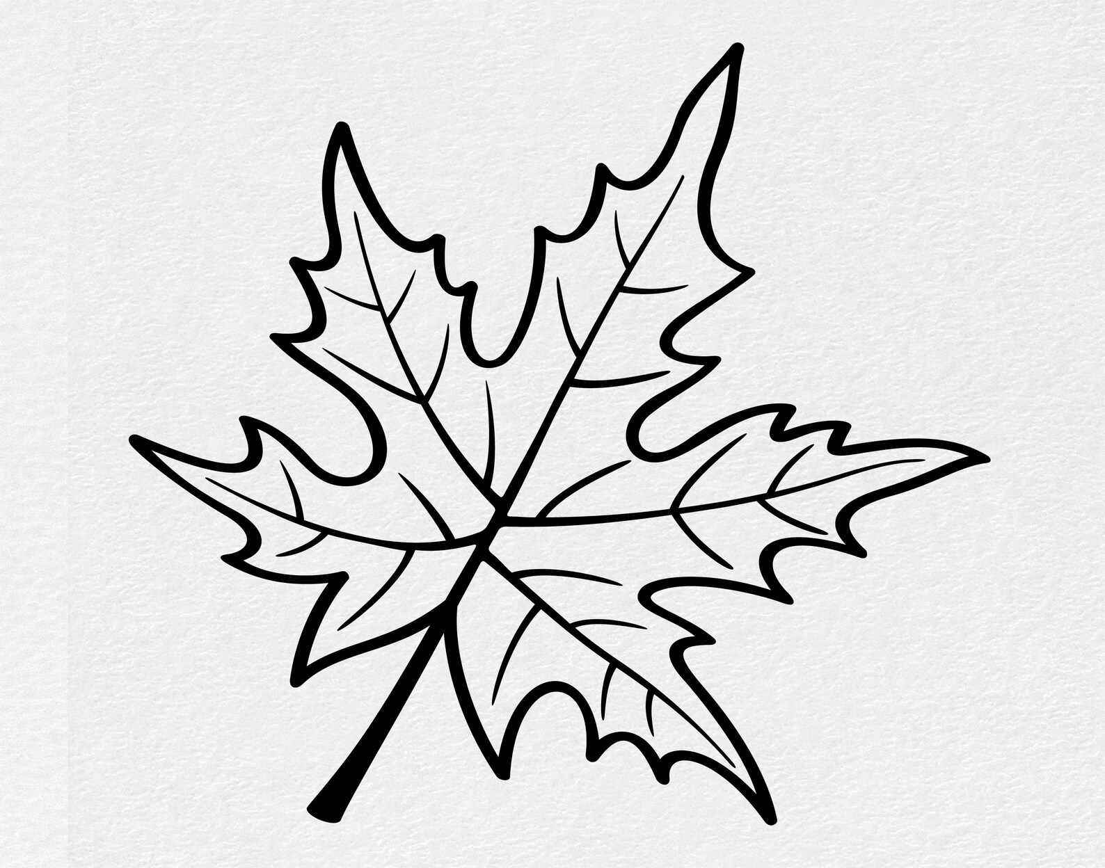 Fall Leaves SVG Cut Files for Cricut Fall Leaves SVG Printable Leaf ...