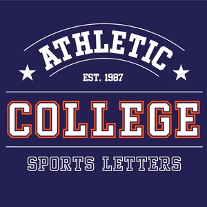 Jersey Narrow Font SVG TTF Outline Font, College Font, Layered Sports ...