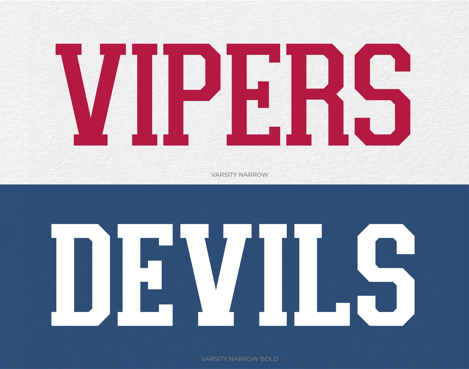 Varsity Fonts Narrow TTF SVG College Fonts for Cricut Block Font ...