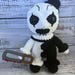 Cuddly Black and White Slasher Clown Doll**made TO ORDER** - Etsy