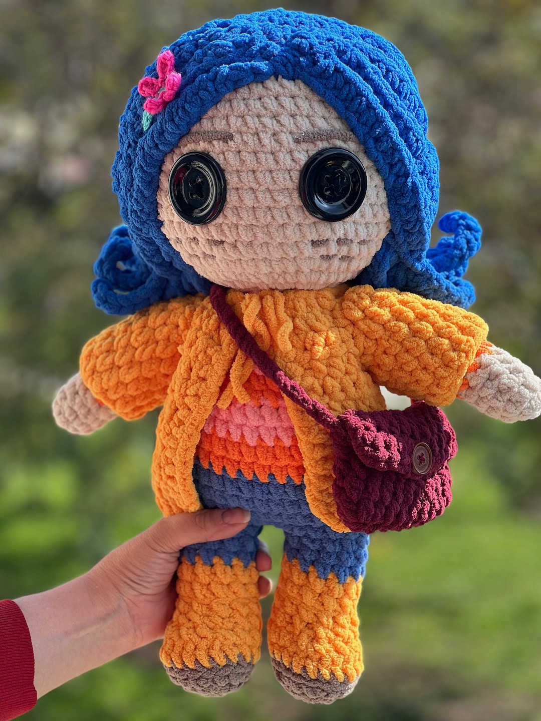 Cuddly Button Eye Ragdoll/crochet Doll/**made TO ORDER** - Etsy