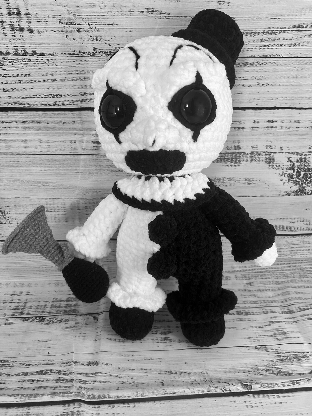 Cuddly Slasher Clown Doll/handmade Slasher Plushie, Plush Stuffed ...