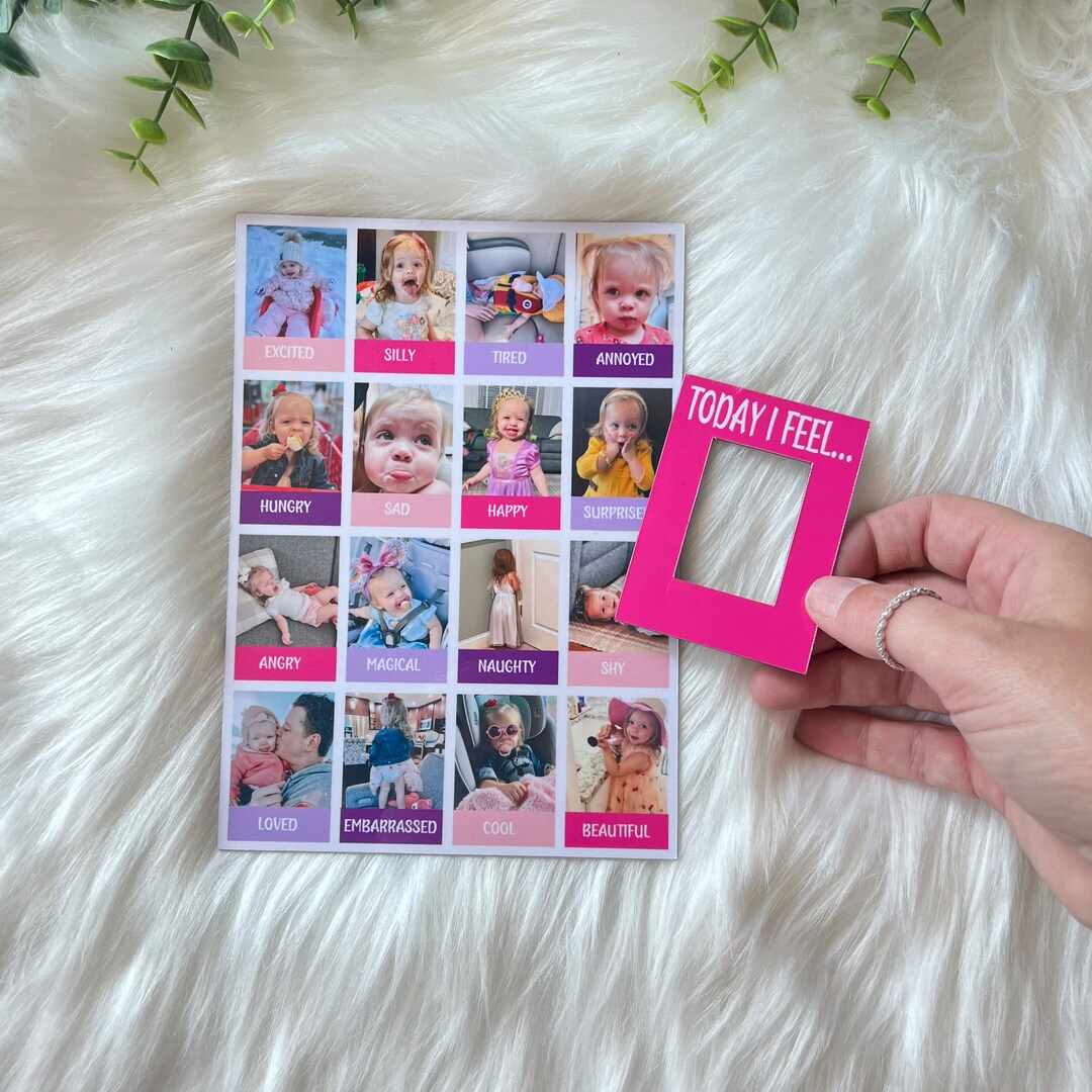 Custom Photo Mood Magnet | Emotions Chart | Feelings Chart ...