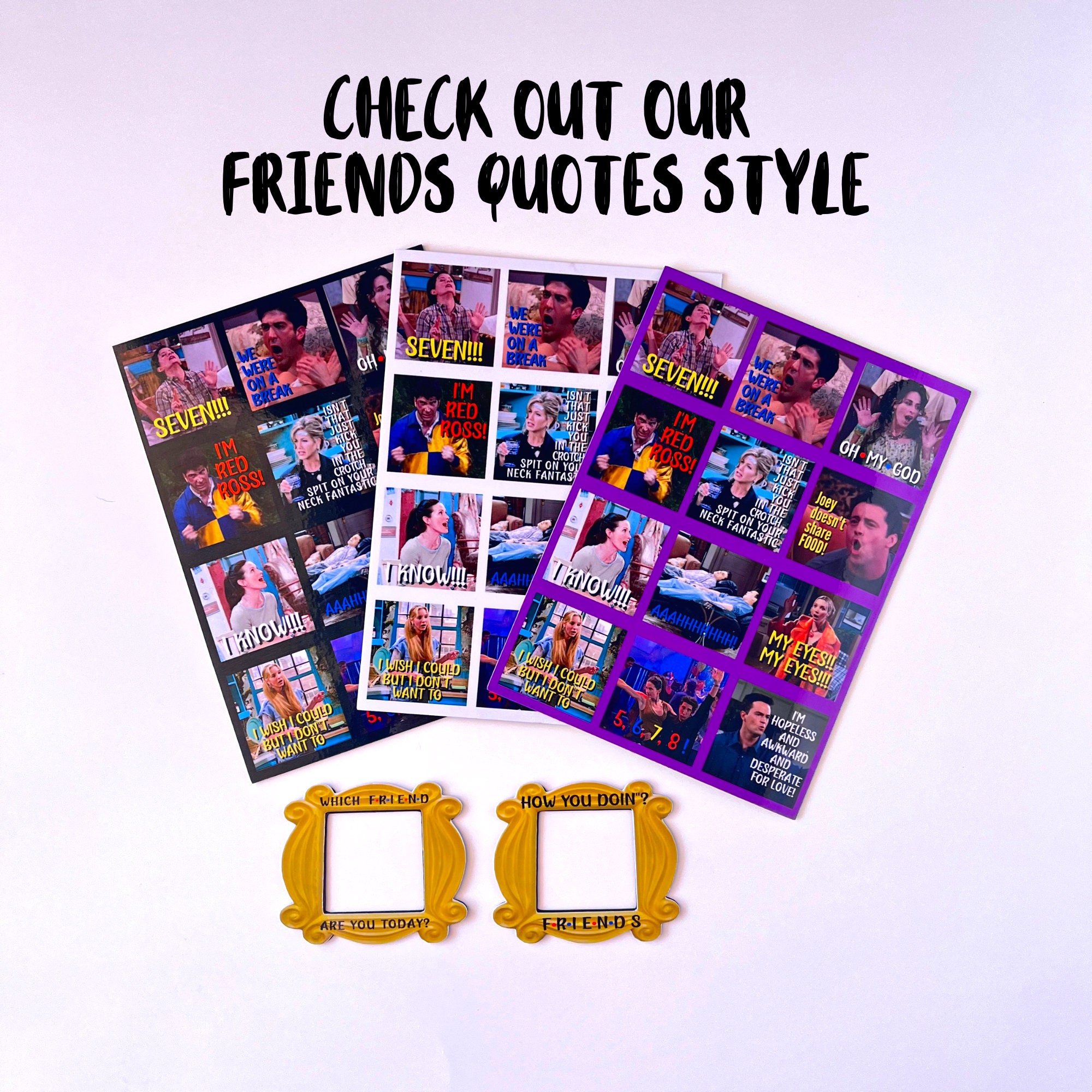 Friends TV Show Mood Magnet Friends Tv Show Gifts Friends - Etsy