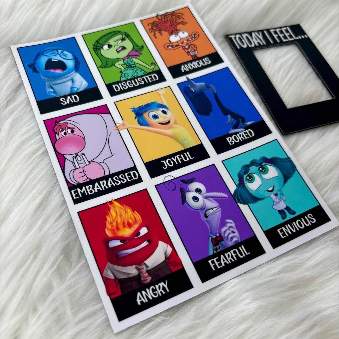 Inside Out Mood Magnet, Today I Feel, Feelings Chart, Emotions Chart ...