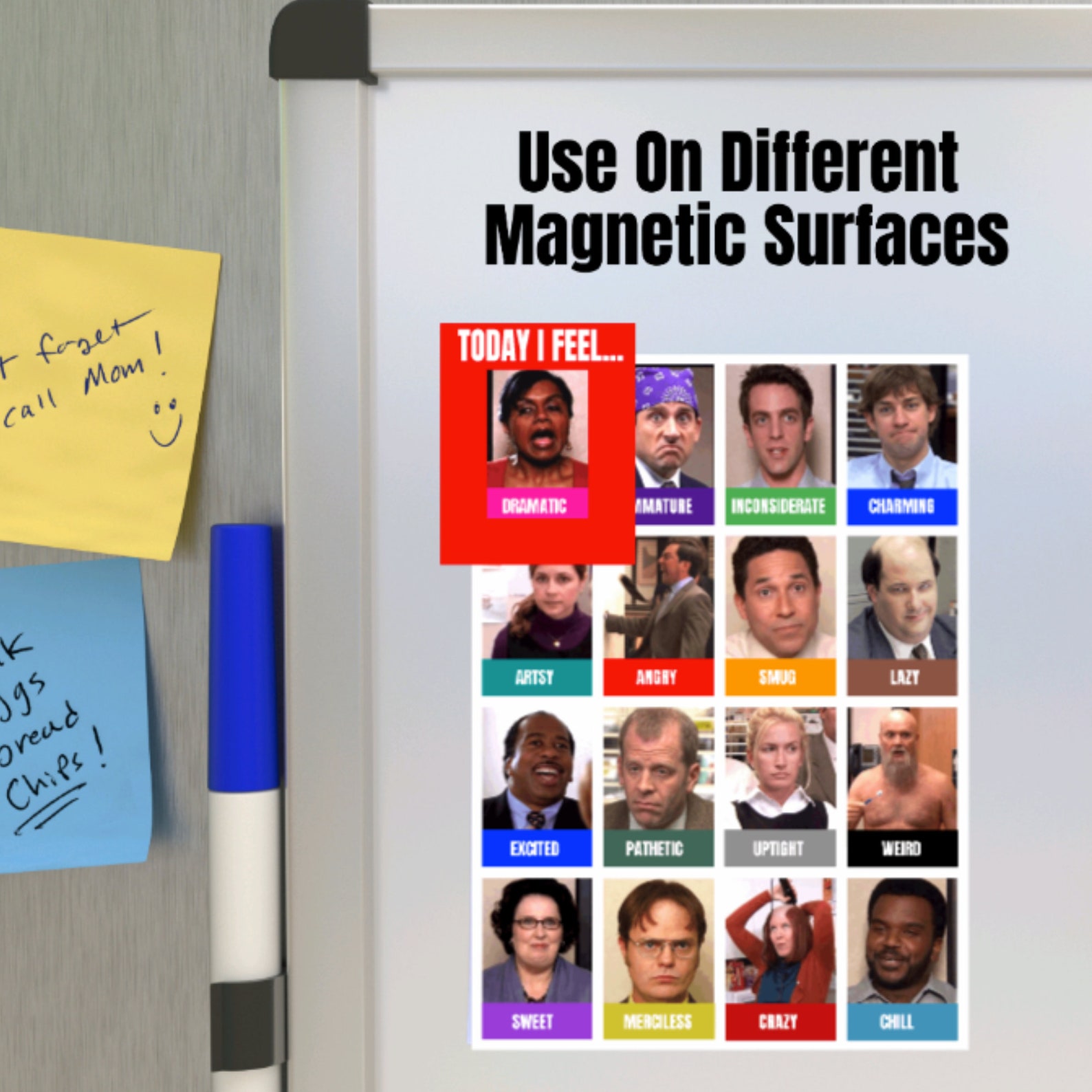 Office Mood Magnets the Office Magnets the Office Decor - Etsy