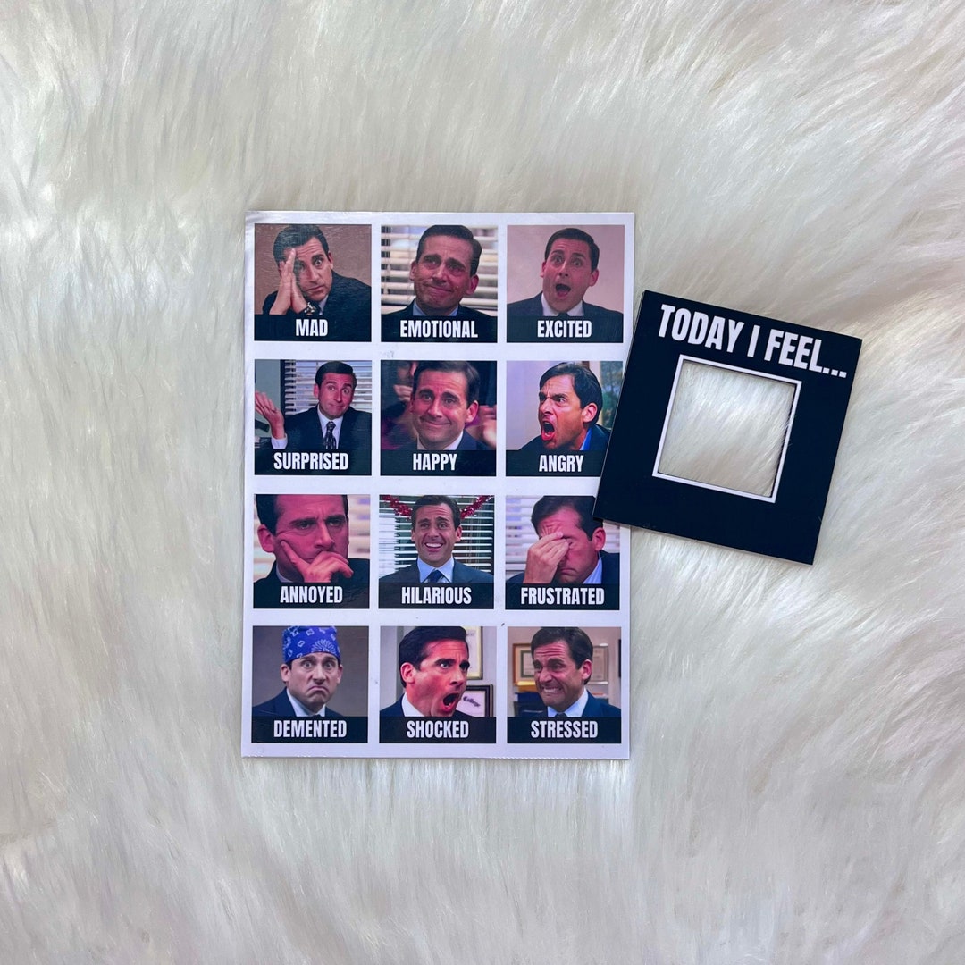 Michael Scott Mood Magnet - Prison Mike - Michael Scott Gifts - Steve ...