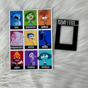 Inside Out Mood Magnet, Today I Feel, Feelings Chart, Emotions Chart ...