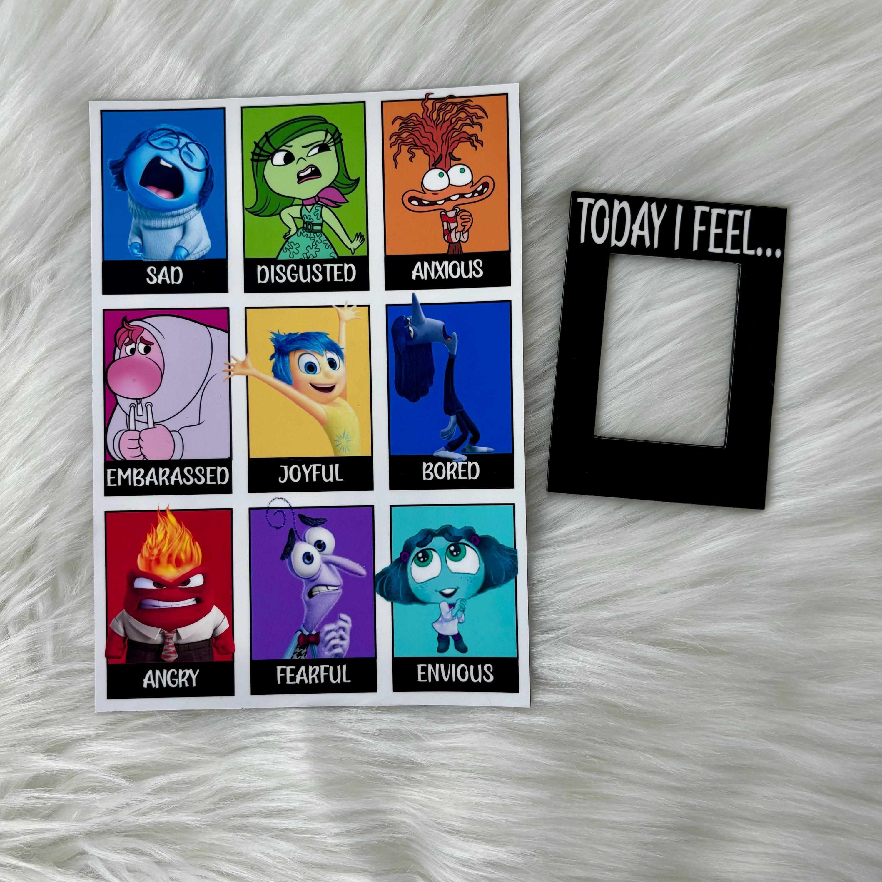 Inside Out Mood Magnet, Today I Feel, Feelings Chart, Emotions Chart ...