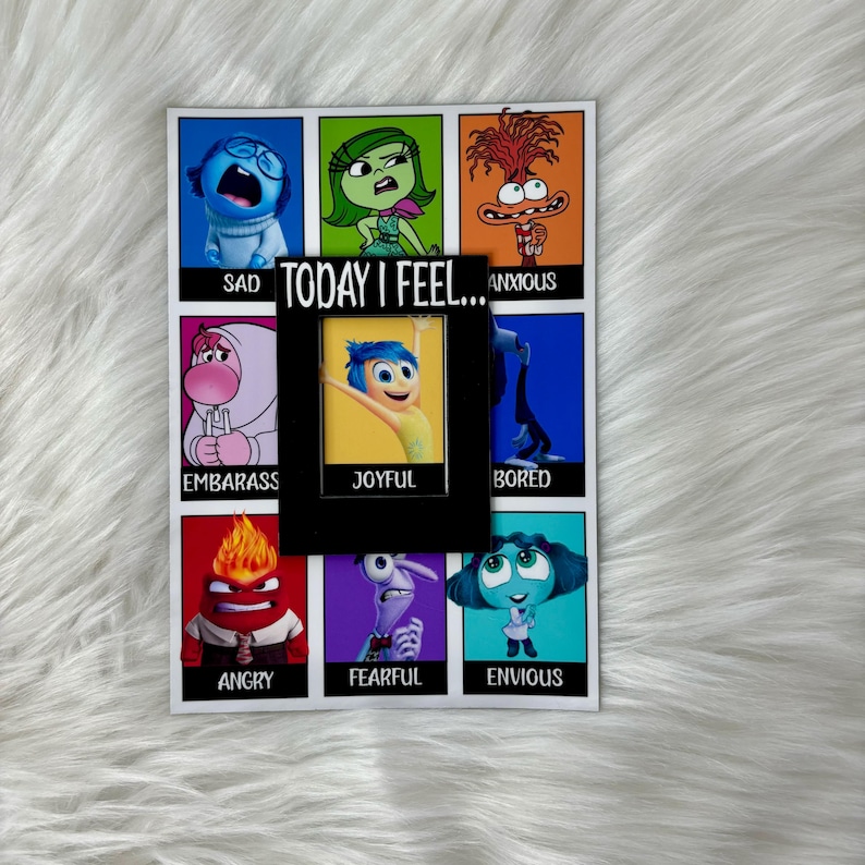 Inside Out Mood Magnet, Today I Feel, Feelings Chart, Emotions Chart ...