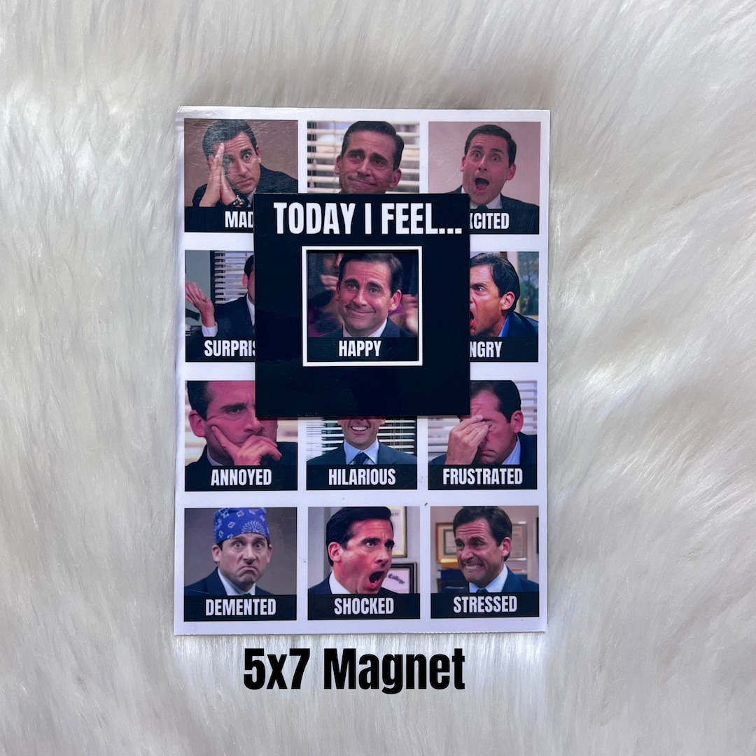 Michael Scott Mood Magnet - Prison Mike - Michael Scott Gifts - the ...