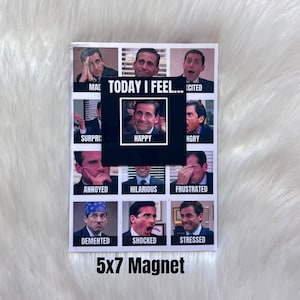 Michael Scott Mood Magnet - Prison Mike - Michael Scott Gifts - Steve ...