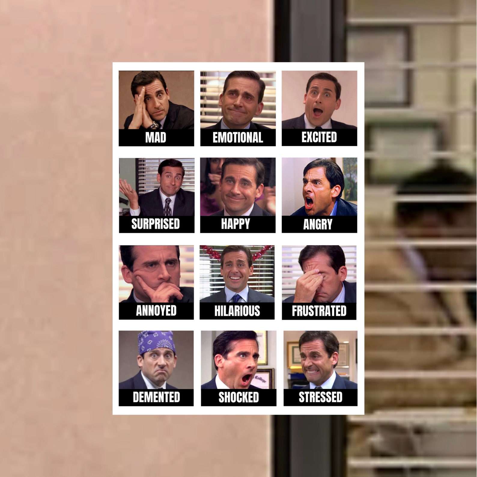Michael Scott Mood Magnet Prison Mike Michael Scott Gifts - Etsy