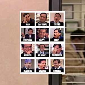 Michael Scott Mood Magnet - Prison Mike - Michael Scott Gifts - Steve ...