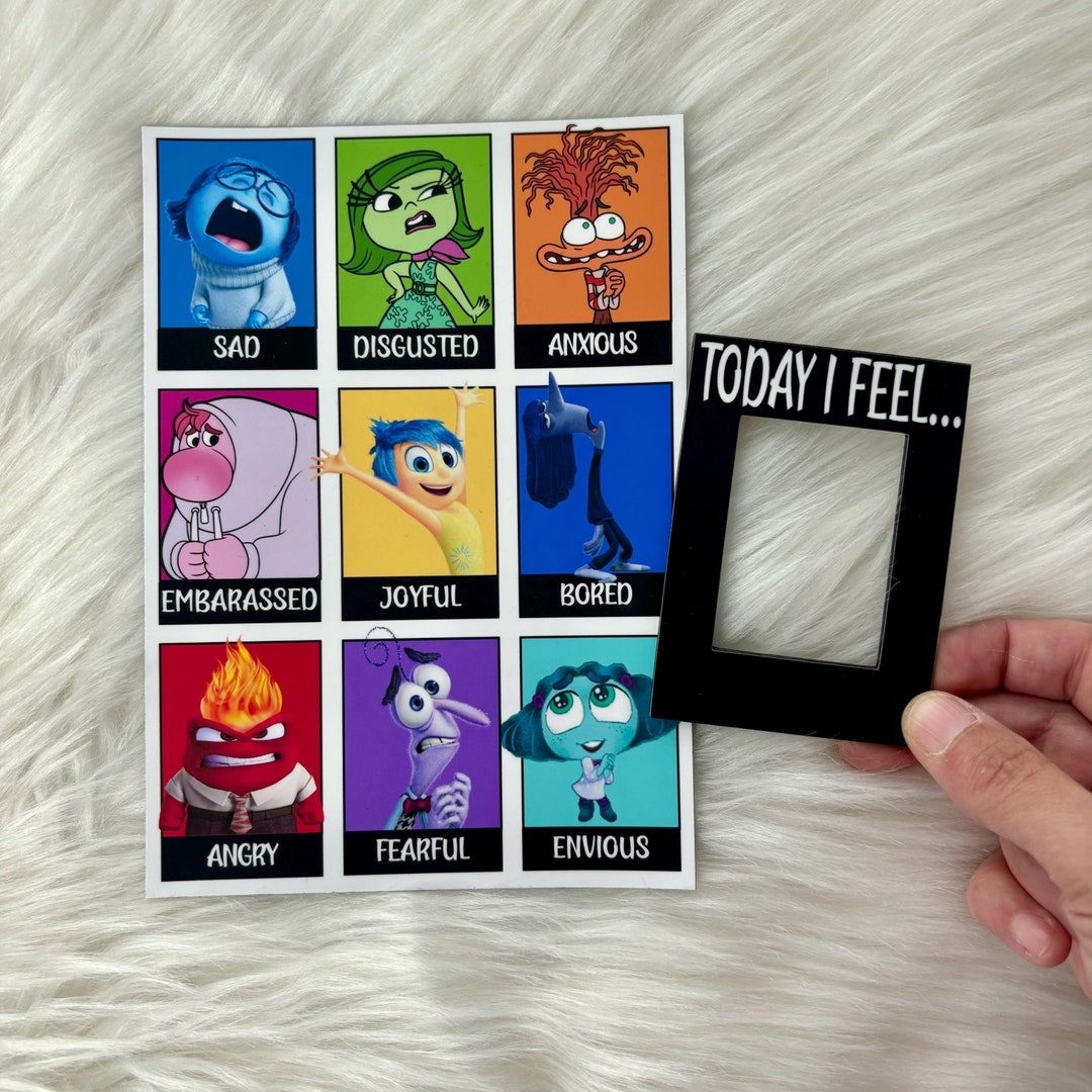 Inside Out Mood Magnet, Today I Feel, Feelings Chart, Emotions Chart ...