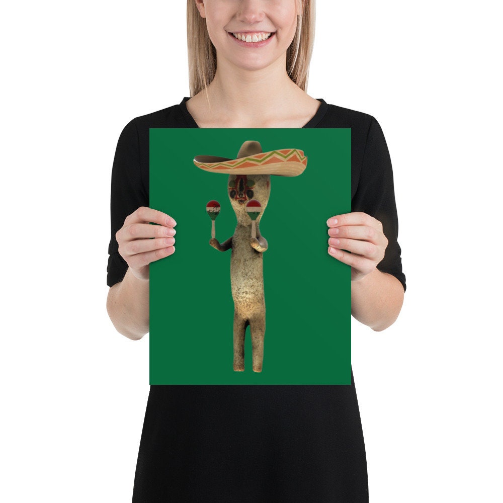 SCP-173 Sombrero Art Print Poster - Etsy