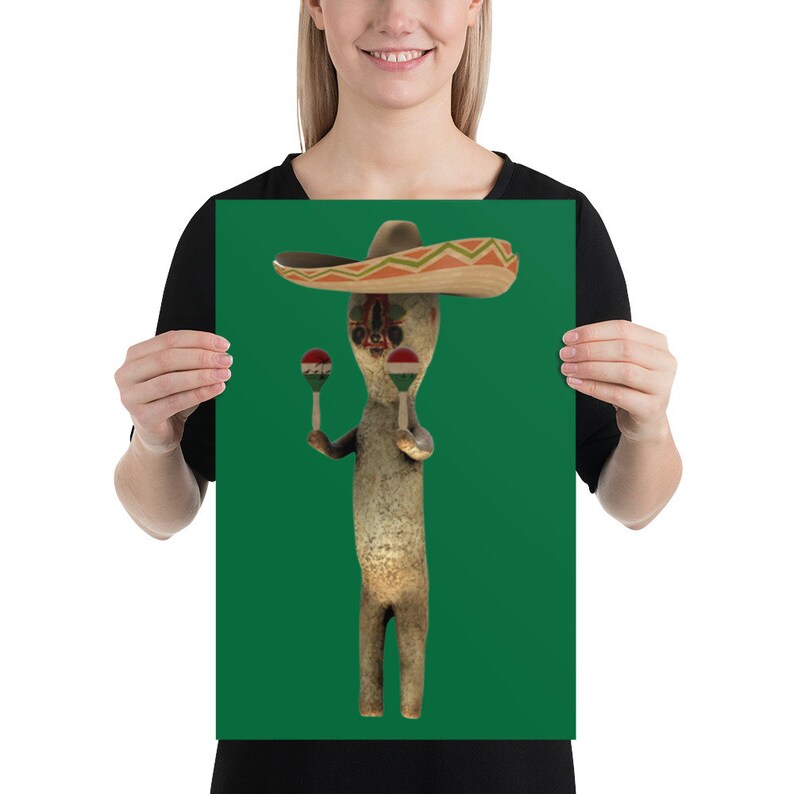 SCP-173 Sombrero Art Print Poster - Etsy