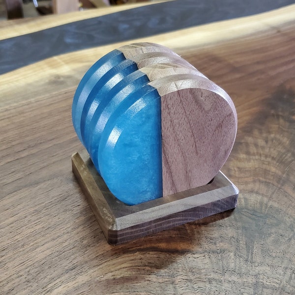 Epoxy Coasters - Etsy