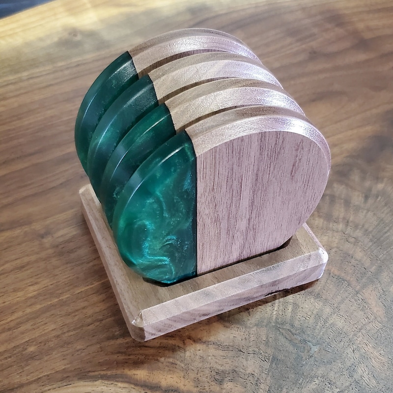 Epoxy Coasters - Etsy