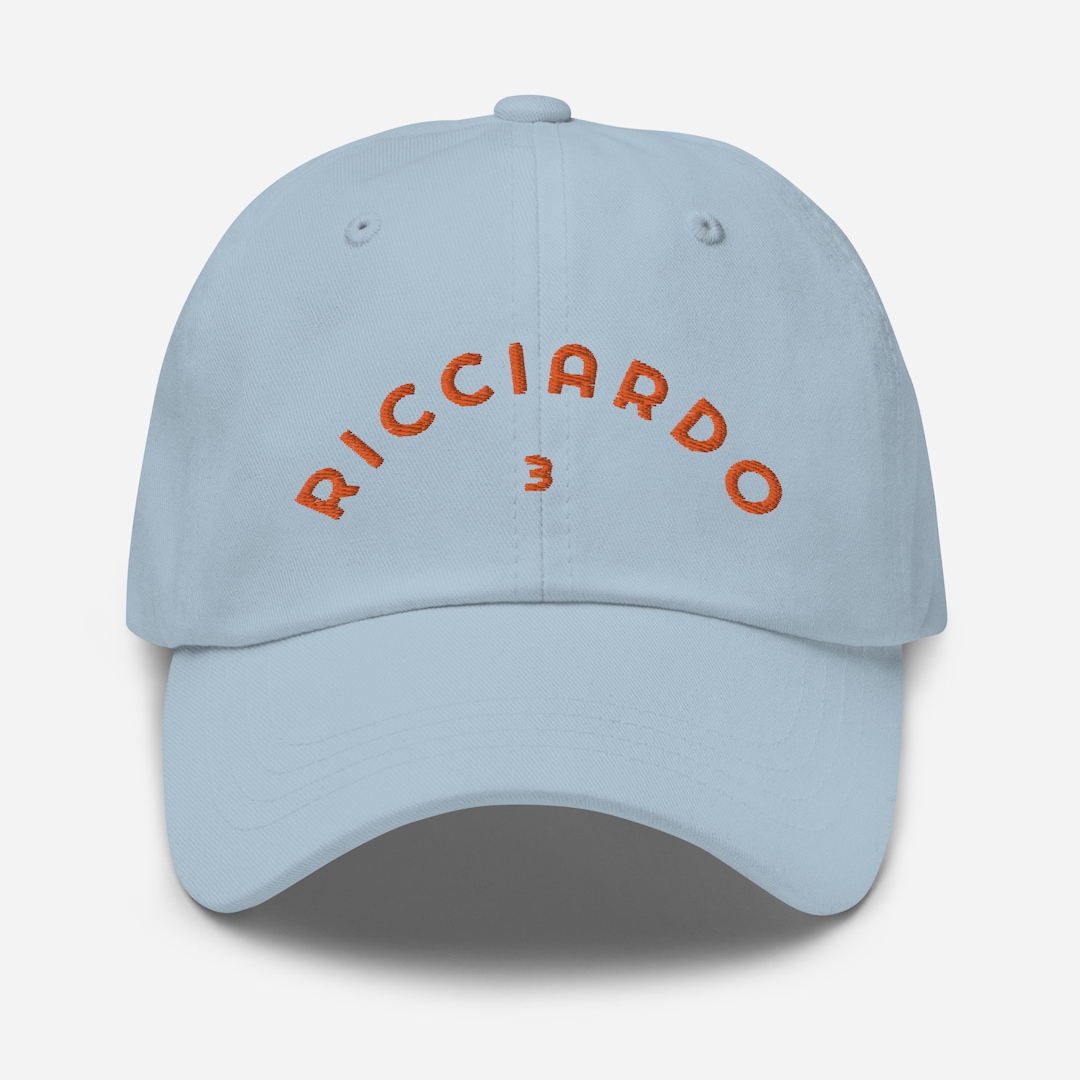 Daniel Riccardo Hat F1 Racing Drive to Survive Black White Light Blue ...