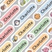 Cute Kids Birthday Party Sticker, Custom Birthday Face Sticker, Girl ...