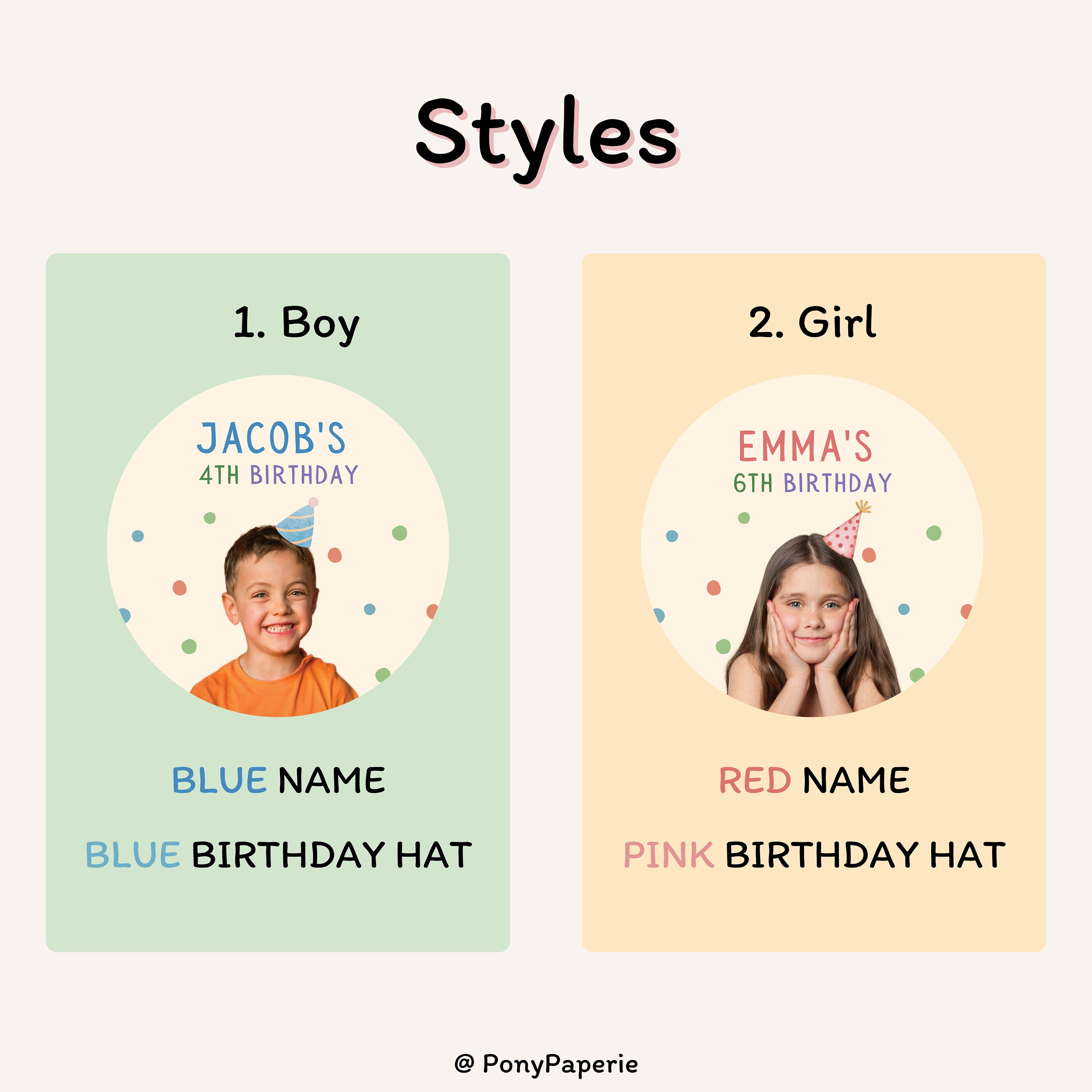 Cute Kids Birthday Party Sticker Custom Birthday Sticker Boy - Etsy ...