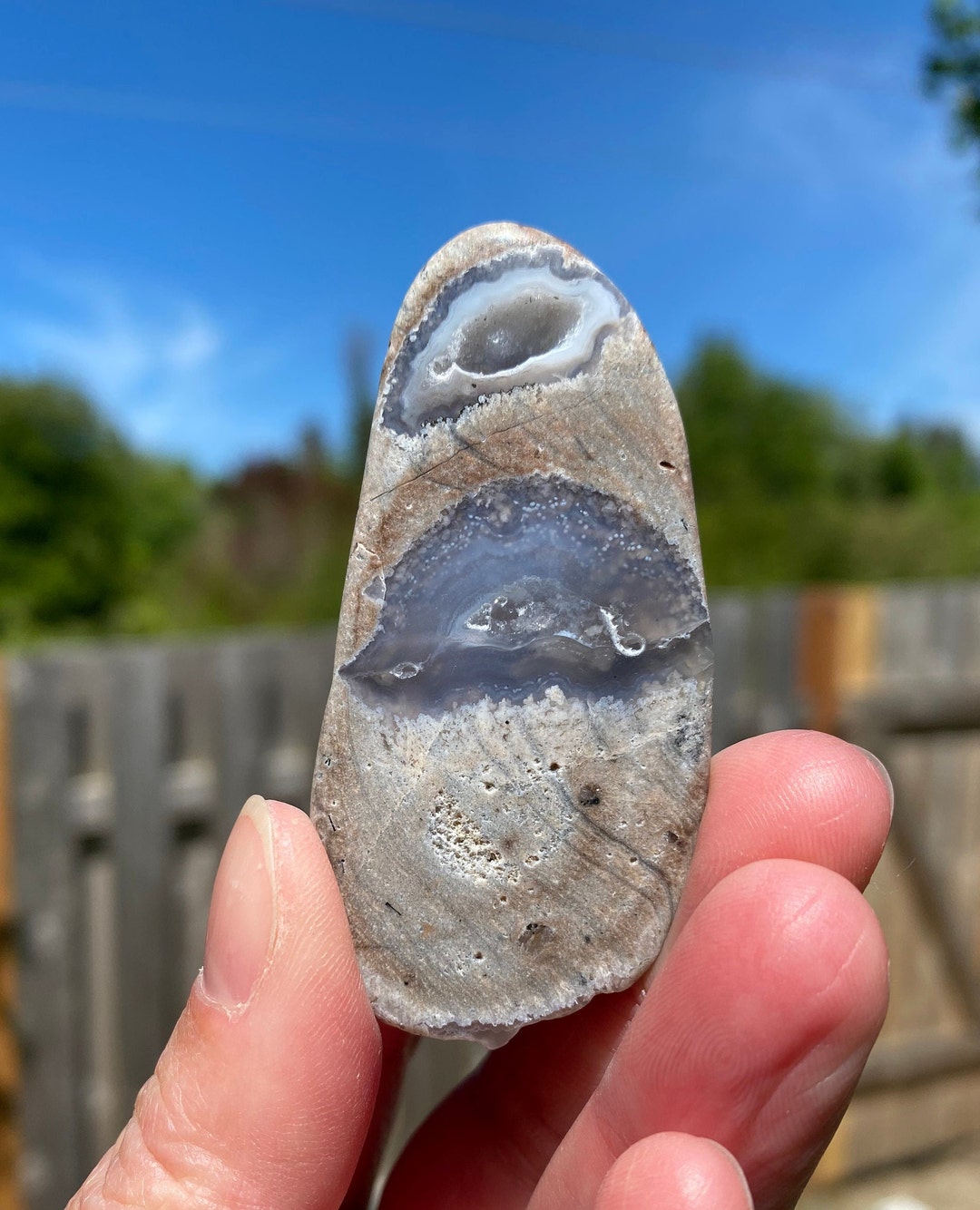 Polished Geode, Dugway, Utah, Agate, Druzy Quartz - Etsy